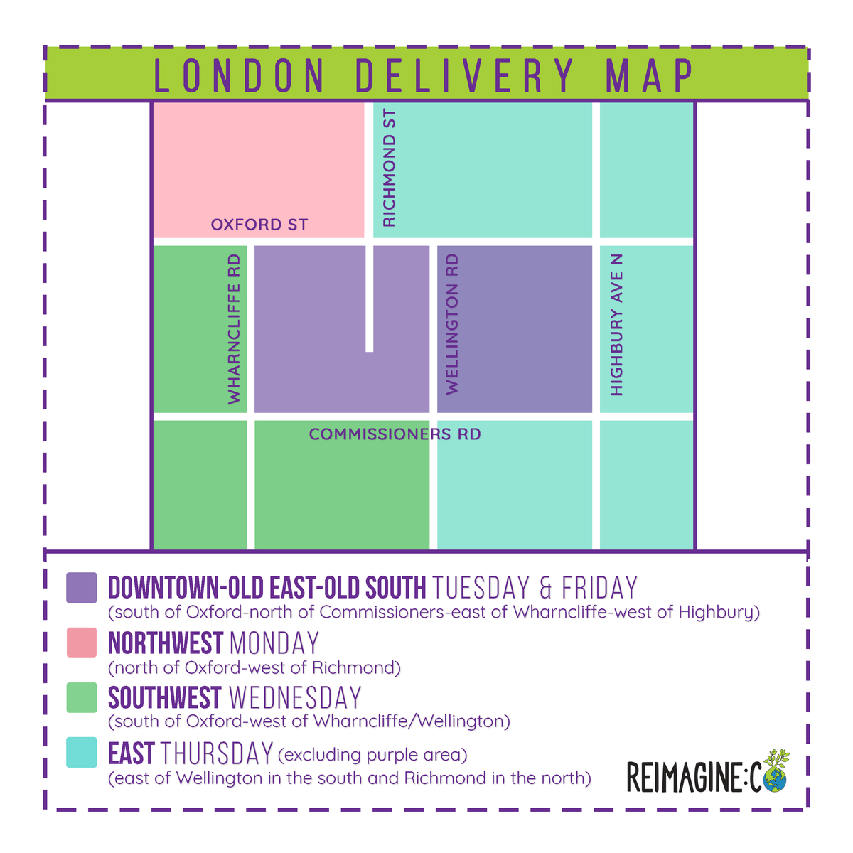 New Delivery Routes! – Reimagine Co